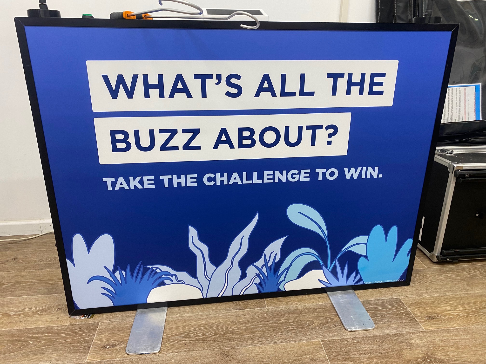 Giant Buzz Wire Hire Australia with Branding