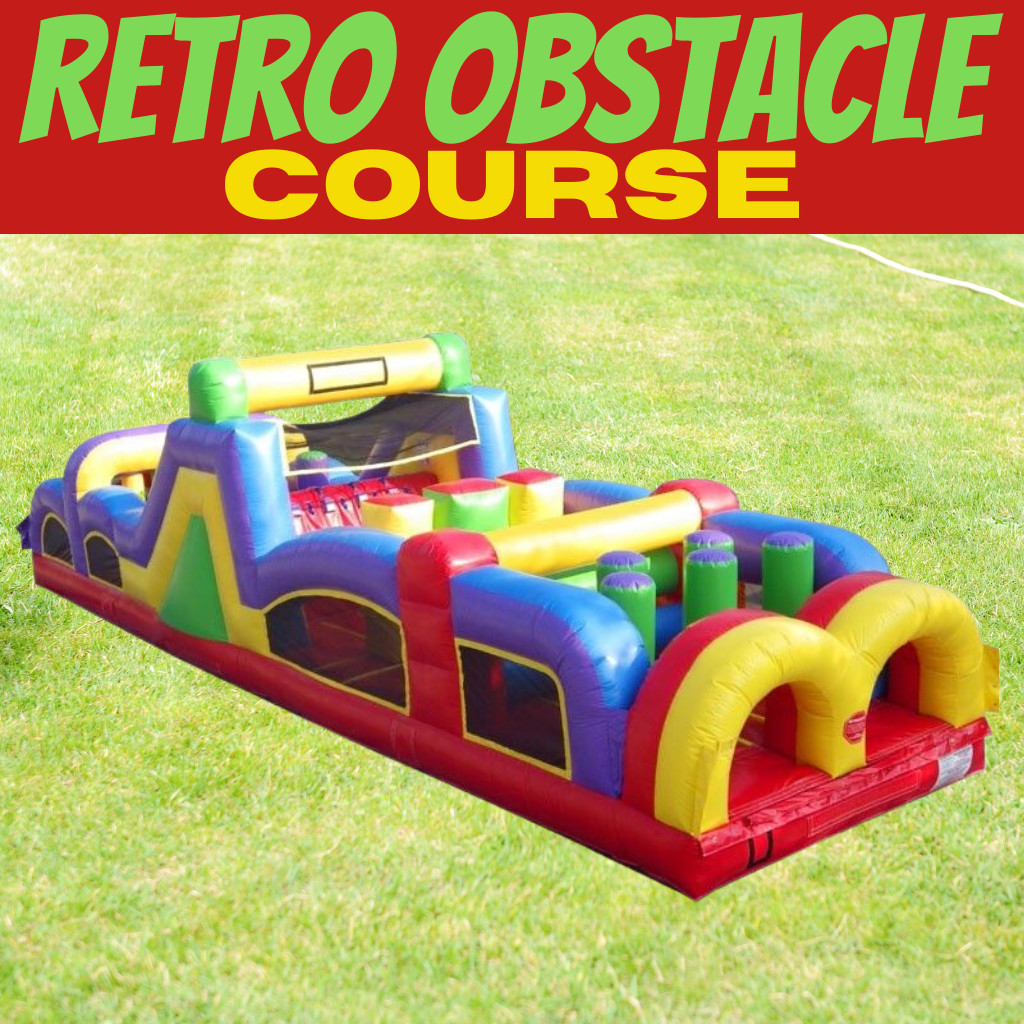 Retro Obstacle Course - Inflatable Party Rentals & Concessions in ...