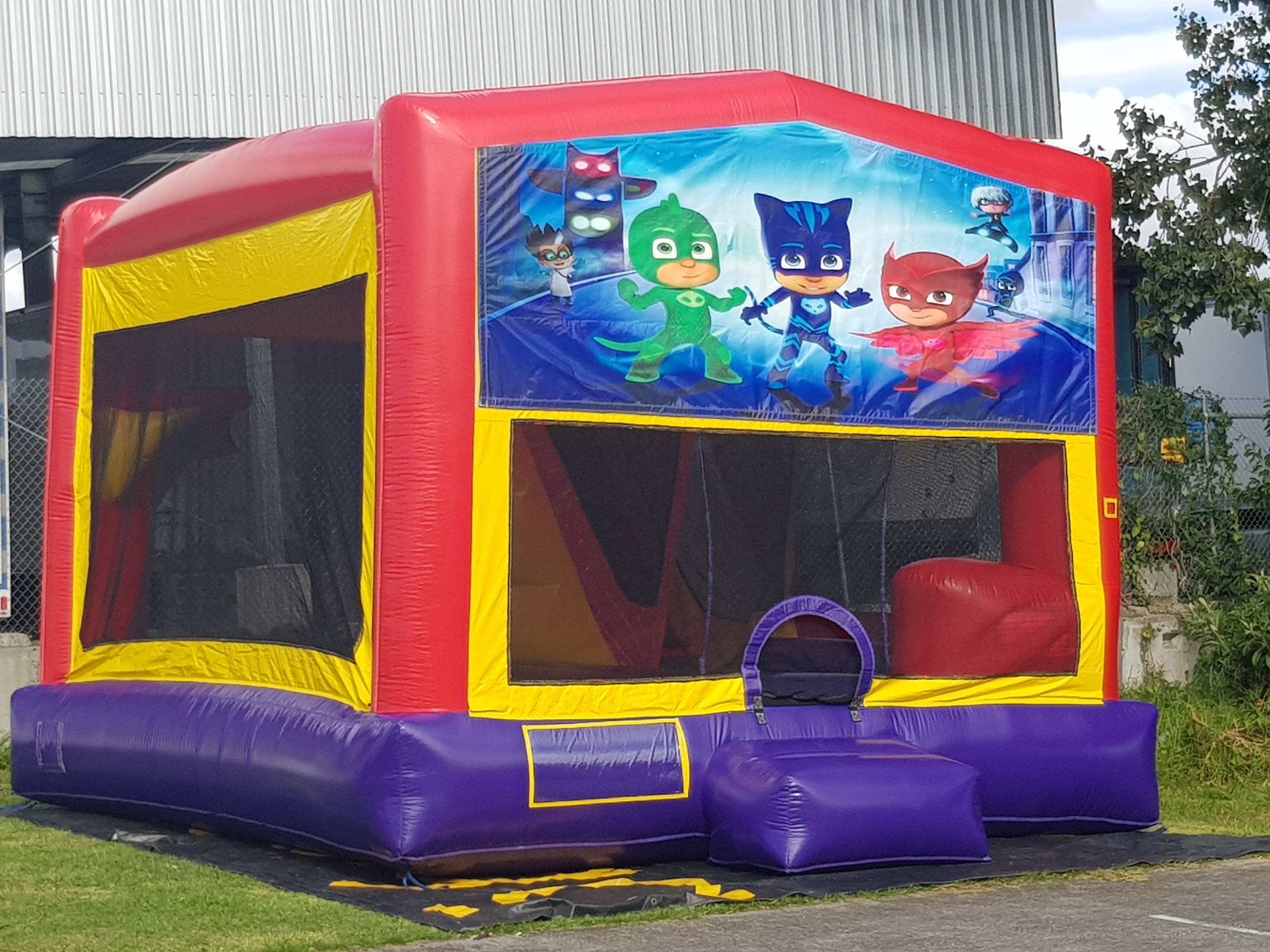 PJ MASK Jump N Slide Bouncy Castle - Hire in Auckland, New Zealand | A1 ...