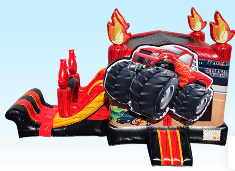 Morton Amusement Inflatables- Monster Truck Bounce House- Rental