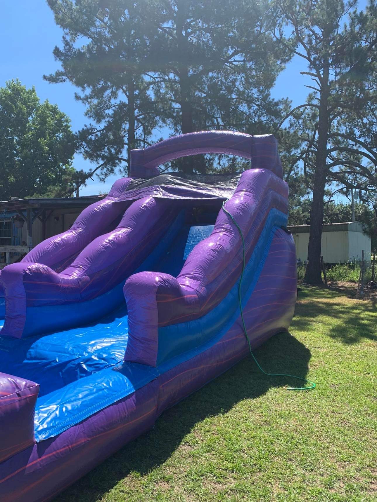 16ft Purple Water/Dry Slide - Party Rentals in Albertson | 252 Jumper ...