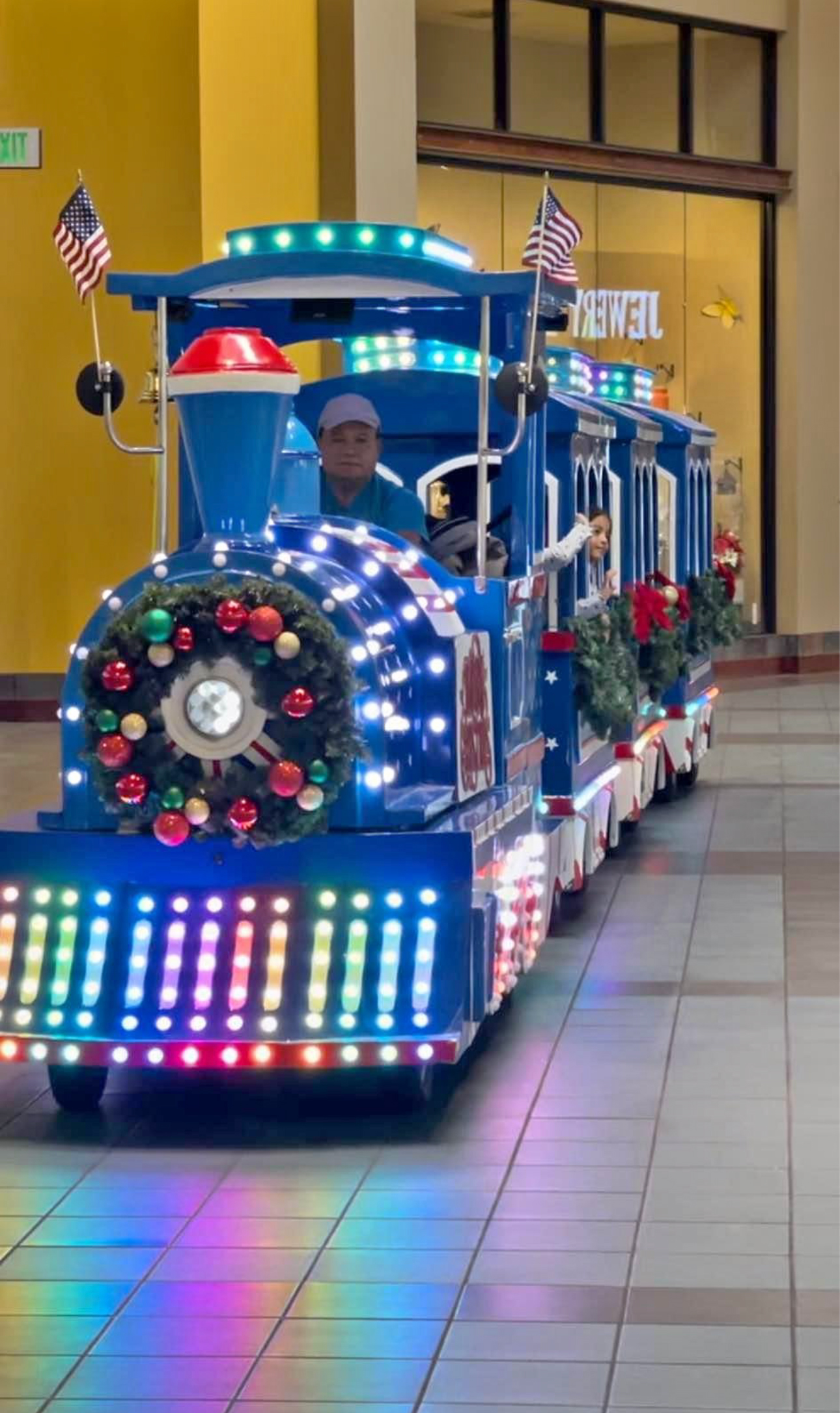 Blue Rents Express Trackless Train