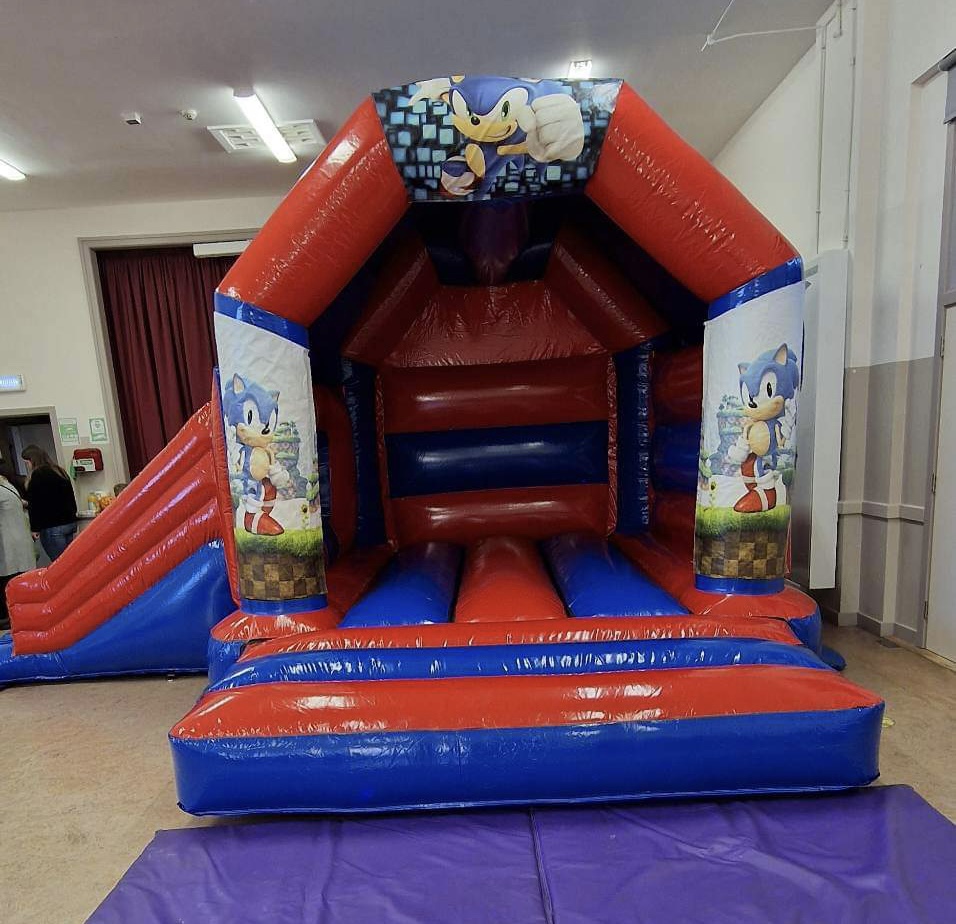Sonic The Hedgehog Combo Bouncy Castle - Bouncy Castle Hire & Children ...