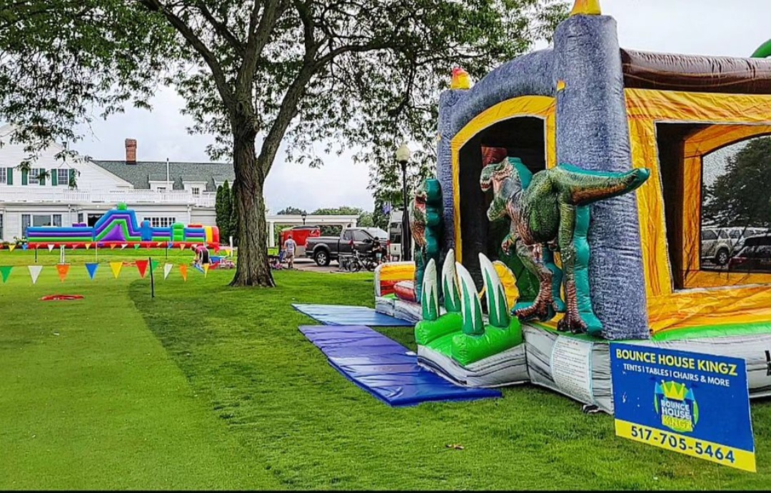 Unleash Adventure with Bounce House Kingz - Lava Raptor Wet/Dry Combo