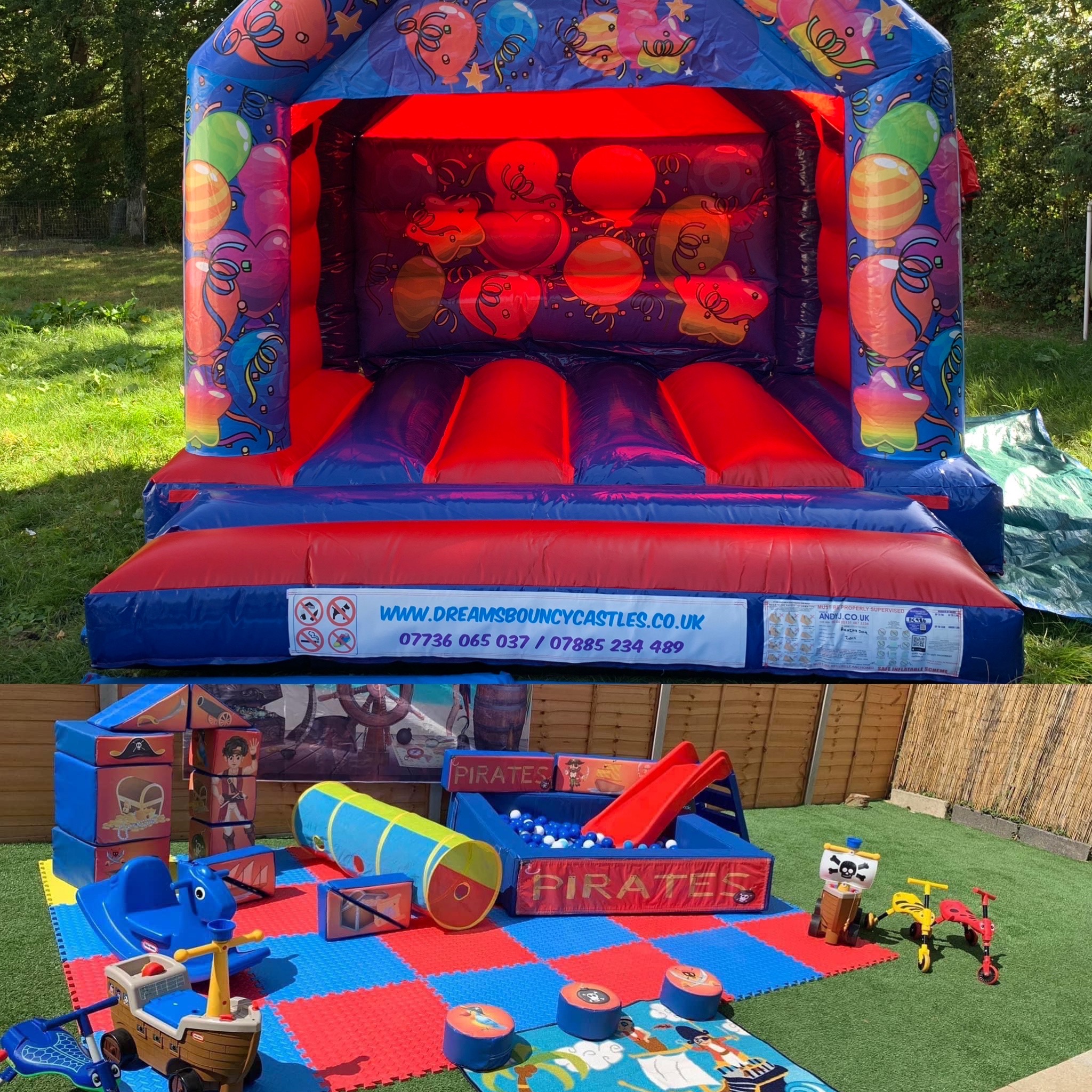 Pirate soft play and Red and Blue Castle - Hire in Ashford, Tenterden ...