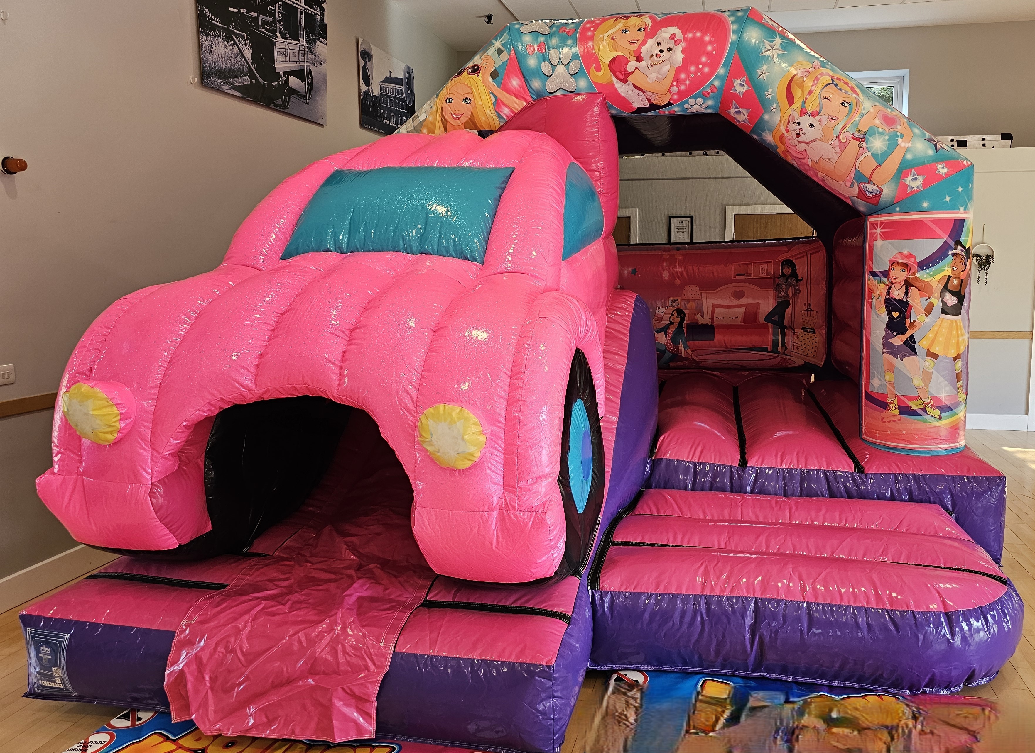 3D design bouncy castles and inflatables