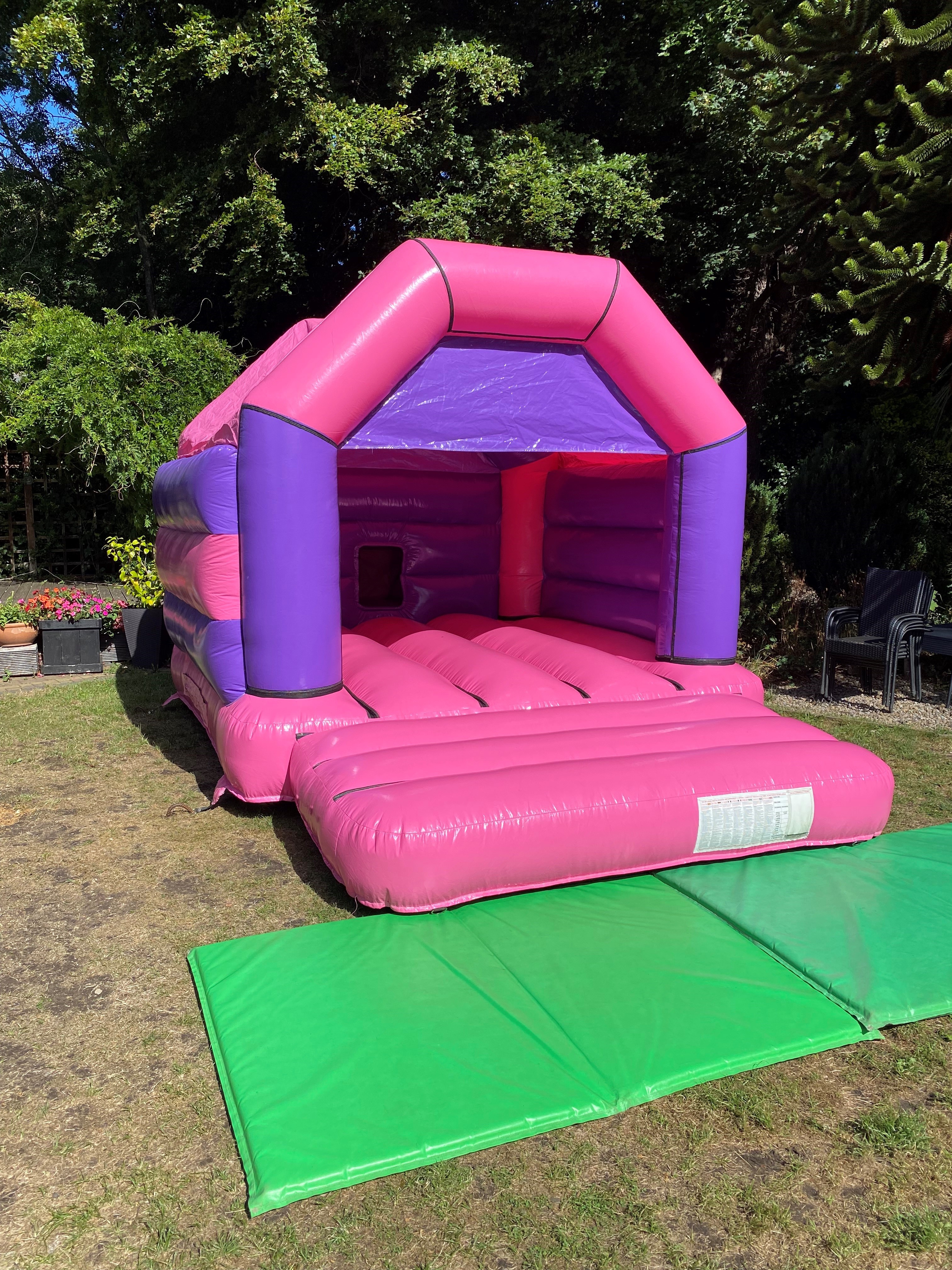11ft x 15ft pink/purple castle - Bouncy castle, inflatables, and ...