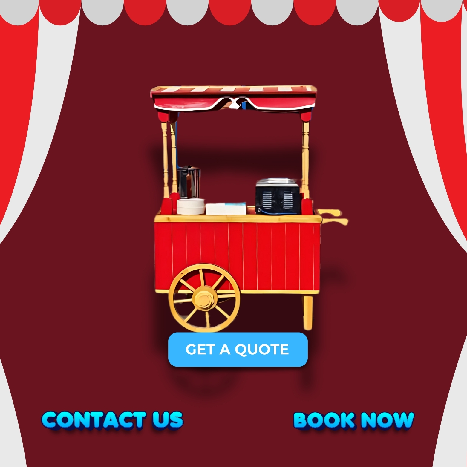 Christmas Food Cart Hire,Soup Carts,Food Stalls Rental,London,Essex,UK