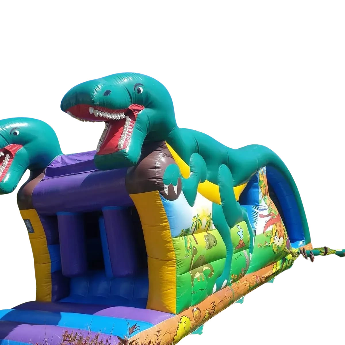 Dinosaur Obstacle - Hire in Derry | Lets bounce