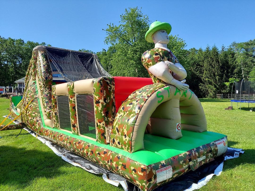 Camouflage Obstacle Course (Dry) - Inflatable Rentals in Monmouth ...