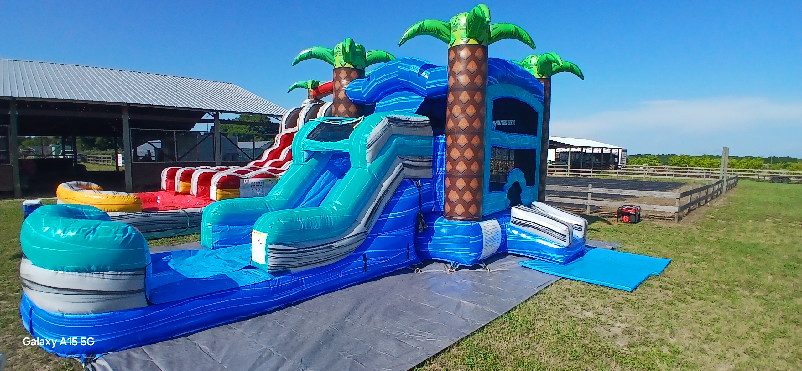 4 in 1 Bahama Blast Lite with splash pad (Wet/Dry) - Hire in Lake ...