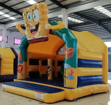 Spongebob Castle with Slide - Hire in Co Westmeath | ABC Bouncy Castles