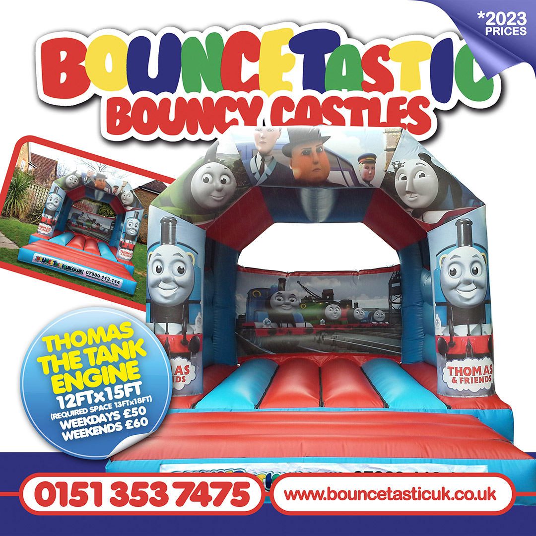 Thomas The Tank Engine Bouncy Castle Hire Liverpool | St Helens