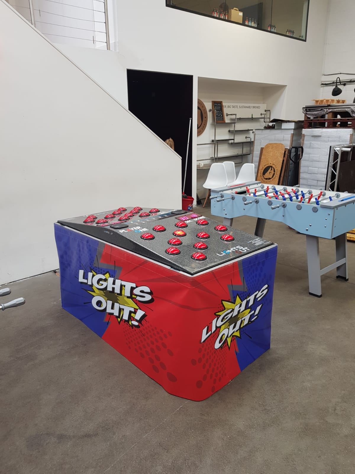 Lights Out electronic games hire - Rodeo Bull Hire in Essex, London ...