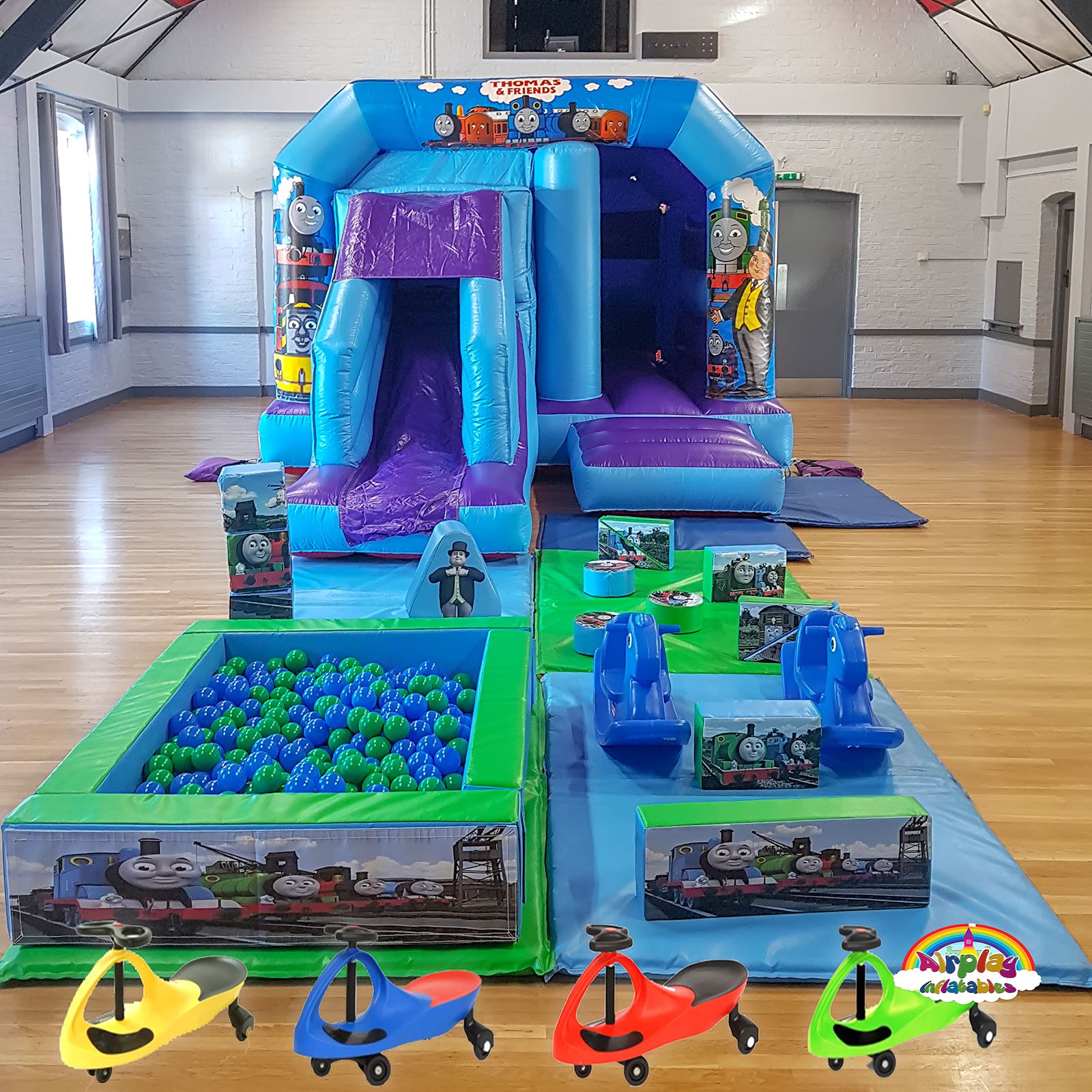 Thomas & Friends Bouncy Castle & Soft Play Hire