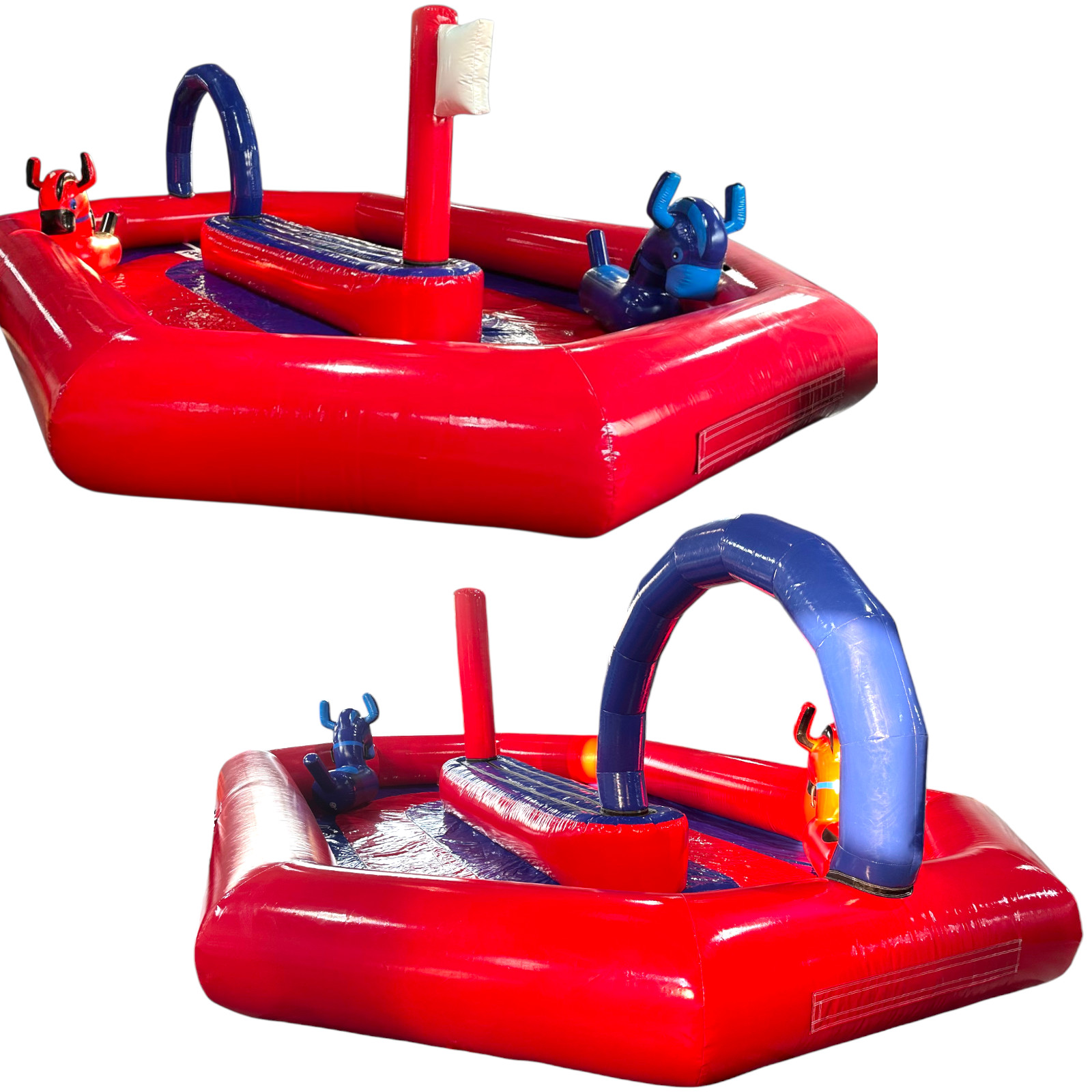 15x25ft Space Hopper & Didicar Track – Red & Blue | Hire
