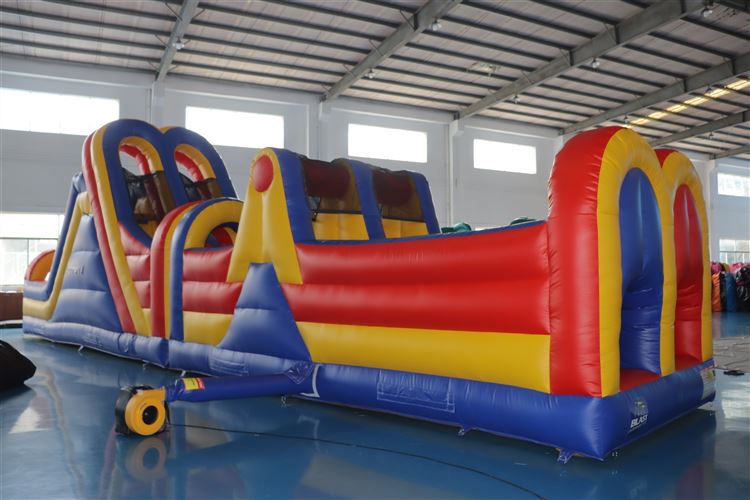50FT Dual Lane Obstacle Course Hire Gold Coast & Tweed | Blast Enterta