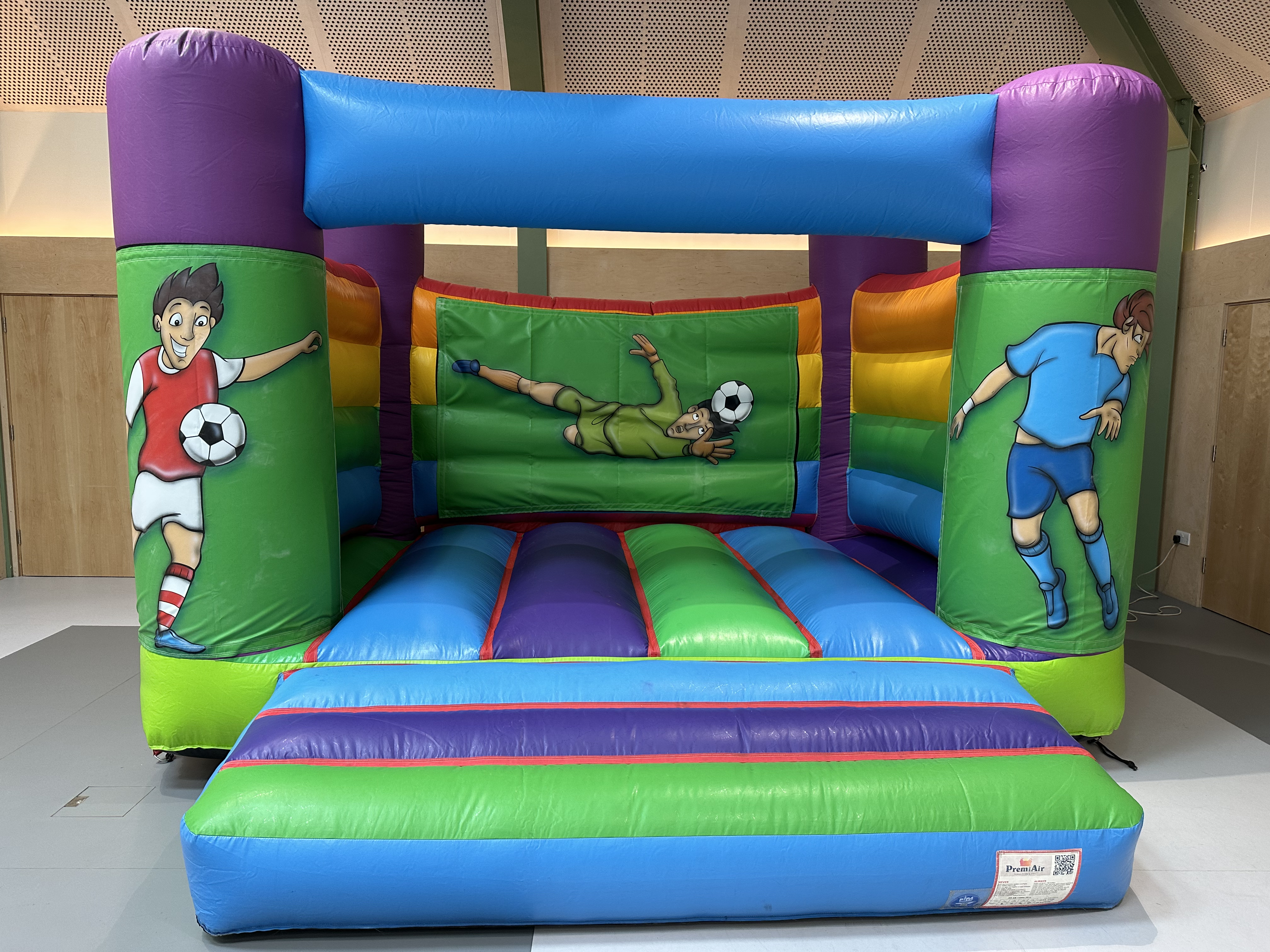 Football Themed bouncy Castle