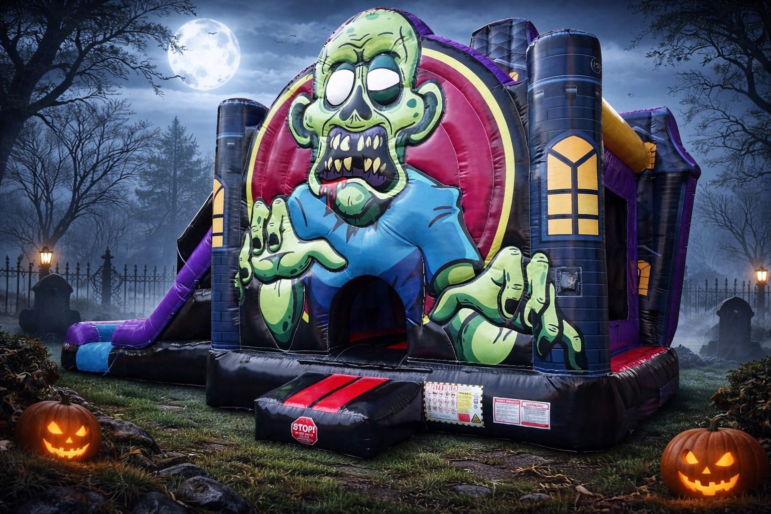 Zombie Combo - Bounce House Rental in Atlanta | Fly High Bounce House