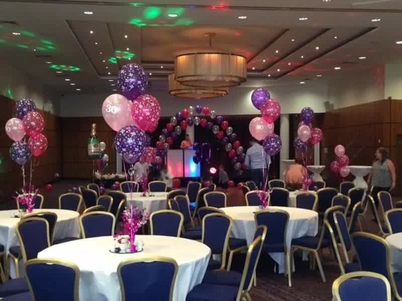 Set of 12 balloons with weights Bouncy Castle Hire in Dublin PartyZone