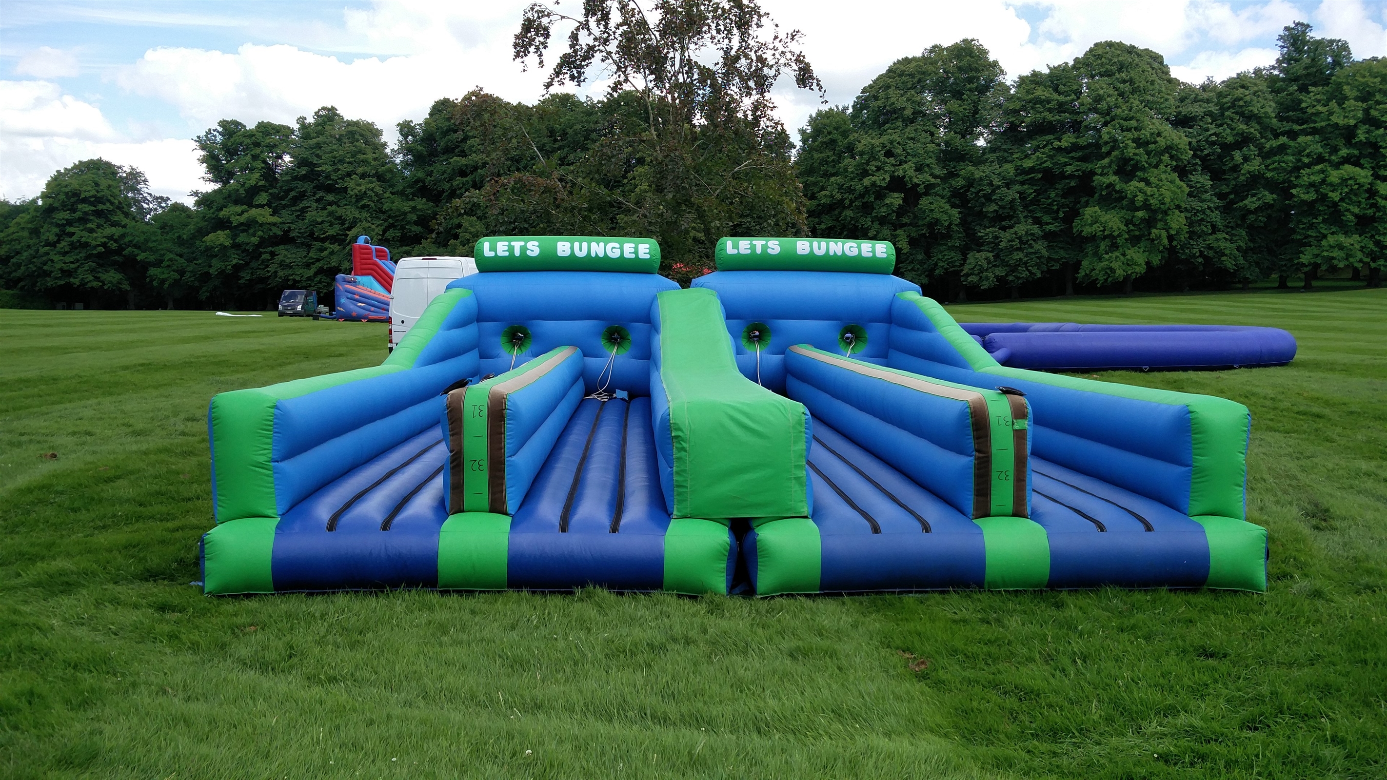 4 Lane Bungee Run Hire – Thrilling Fun for Your Event!