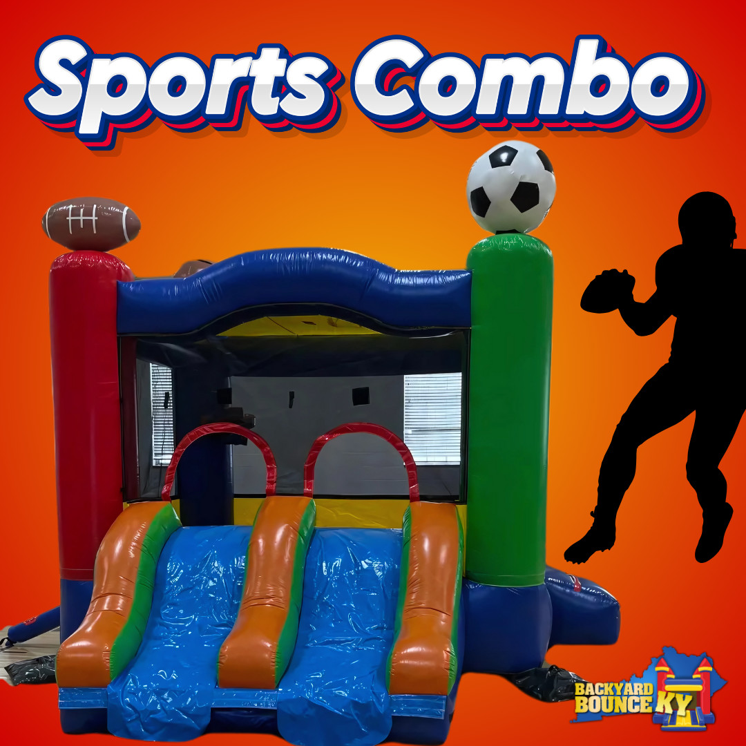 Sports double slide combo - Bounce House Rentals & Water Slide Rentals in Lexington Kentucky ...