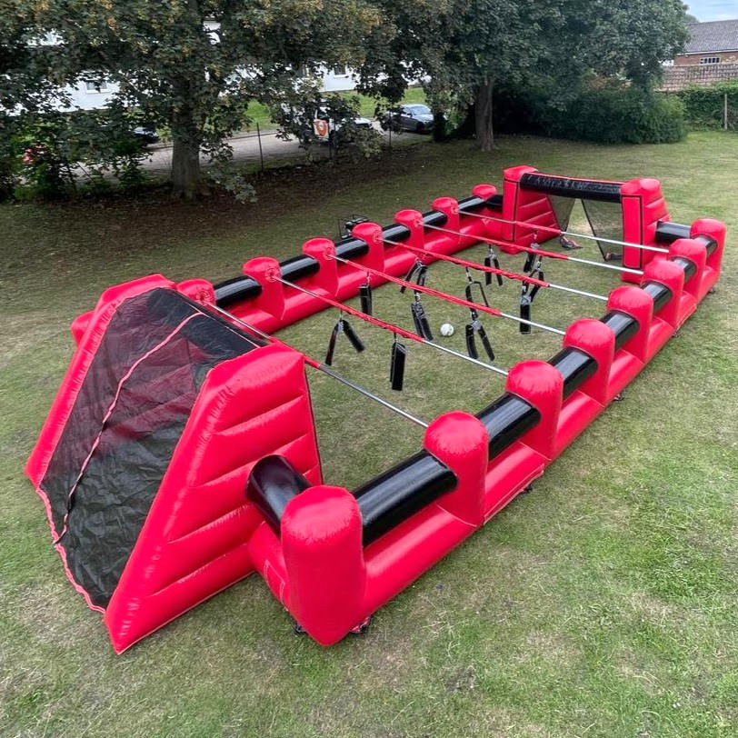 12 Player Human Football Table Hire - Inflatable, Bouncy Castle ...