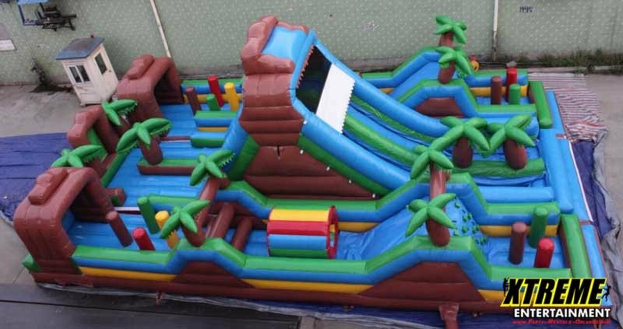 Mega Obstacle - 3 Piece. - Rent in Florida | Seminole Slides and Such