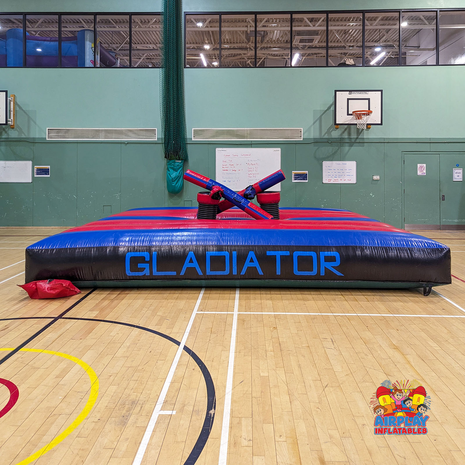 Inflatable Gladiator Game Hire | Airplay Inflatables