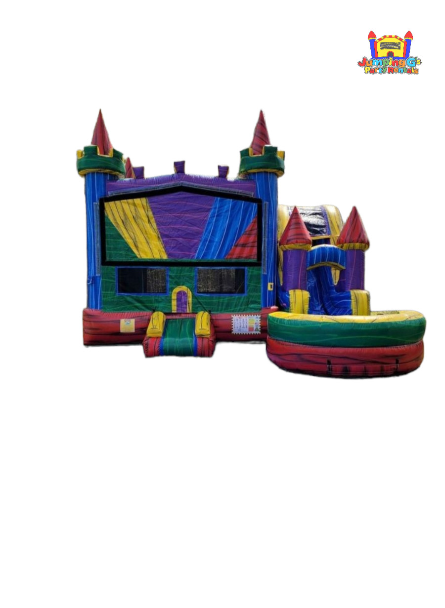 Vintage Marble Castle Bounce House Combo - Hire in Maryland | Jumping G ...