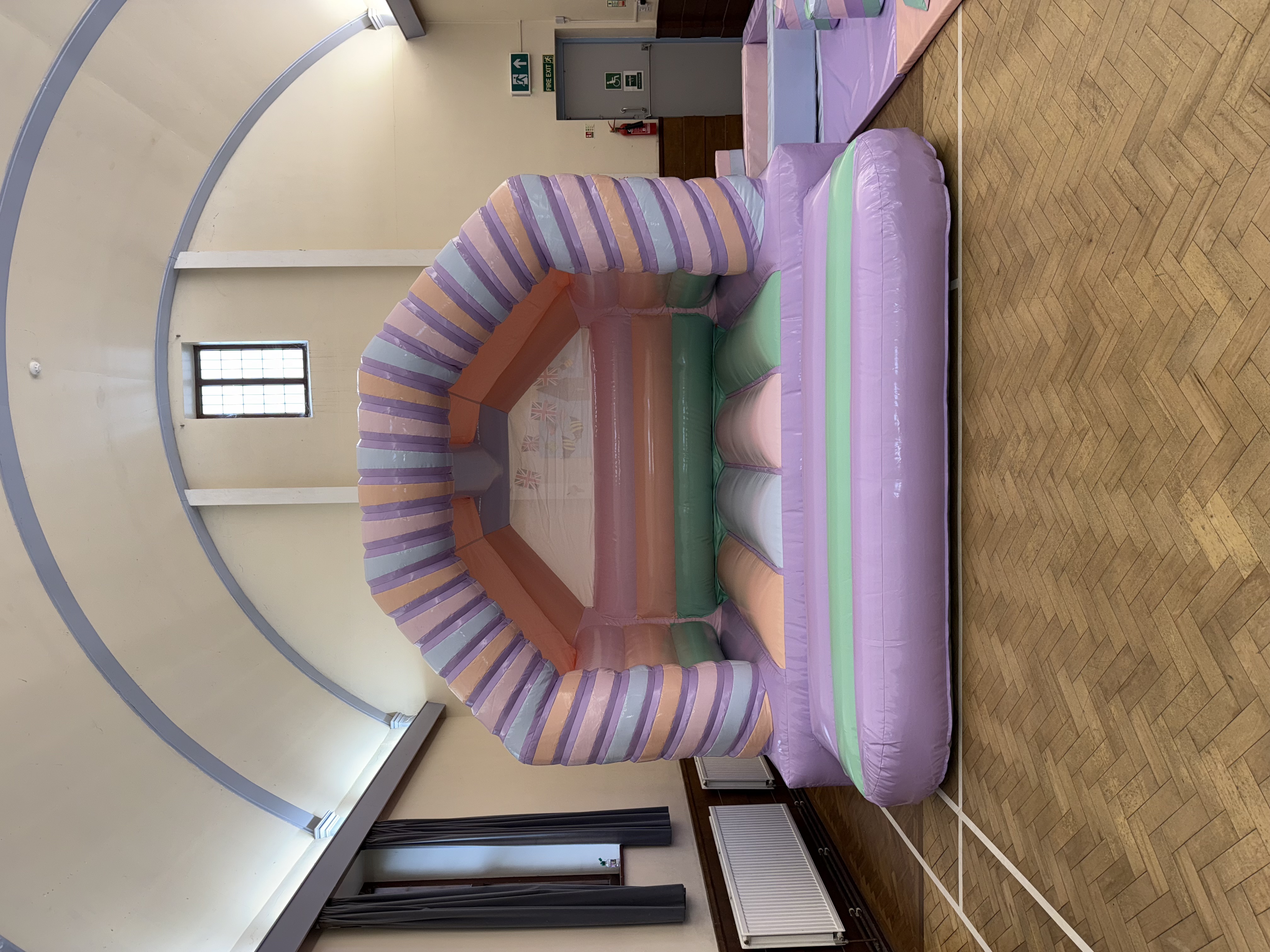 Pastel Twist Castle (12ft x 12ft) INDOOR ONLY - Hire in Hersham, Walton ...