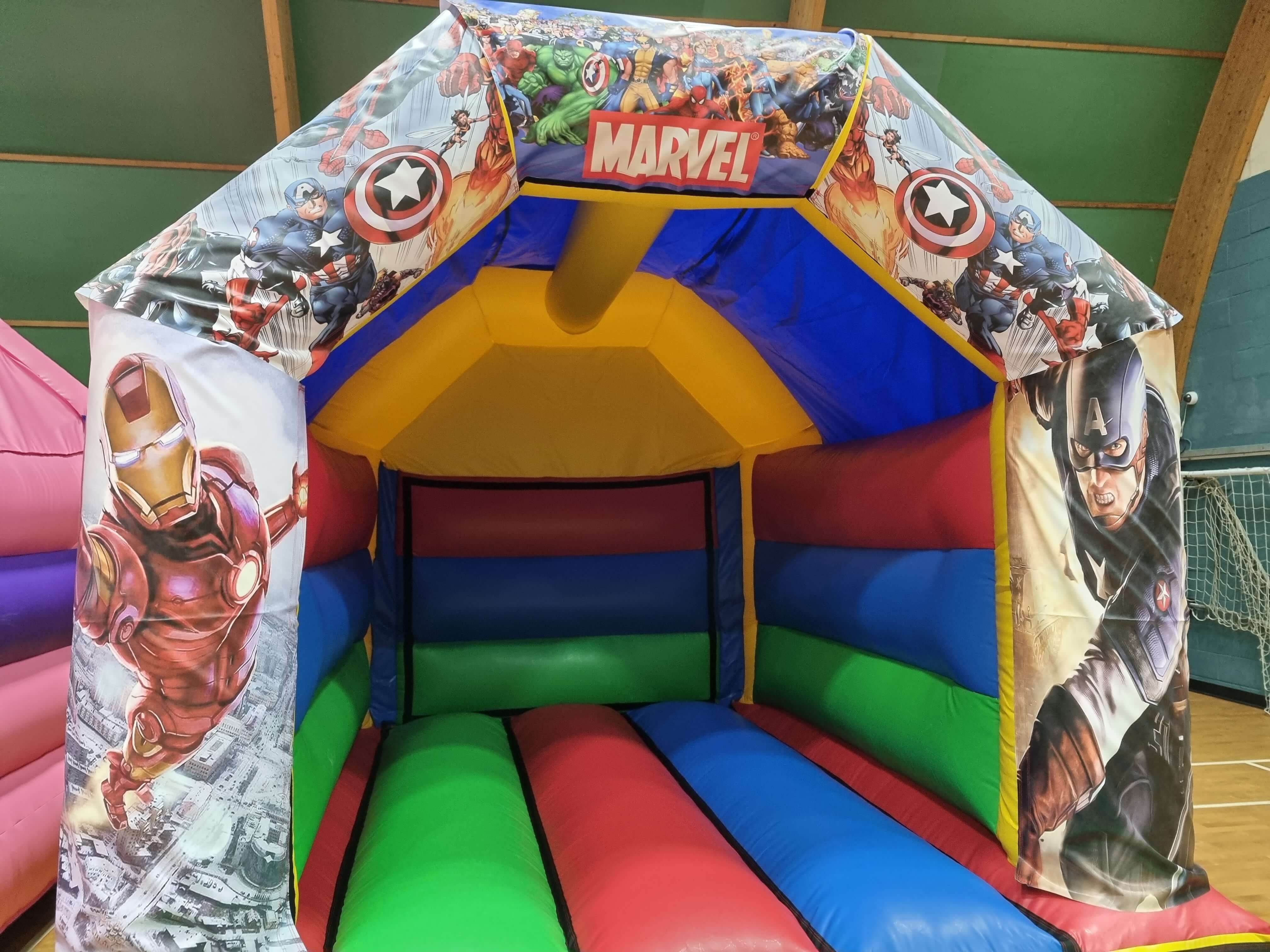 Superhero Bouncy Castle - Hire in Harlow | Jolly jump and play