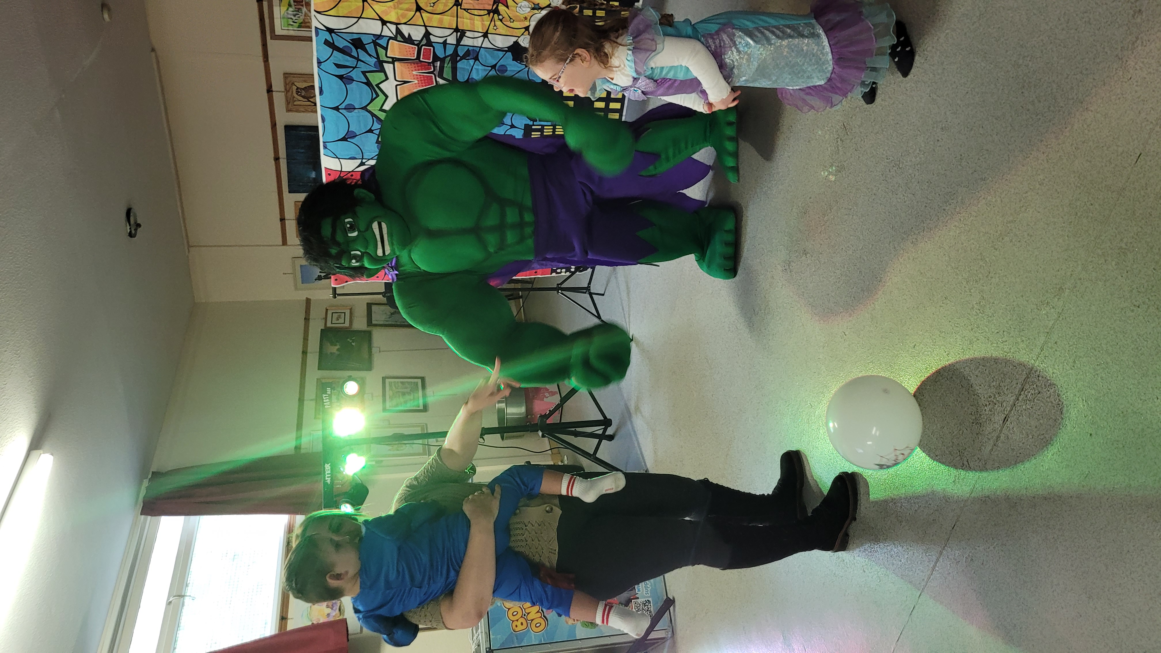 Superhero Hulk Themed Party Package Hire