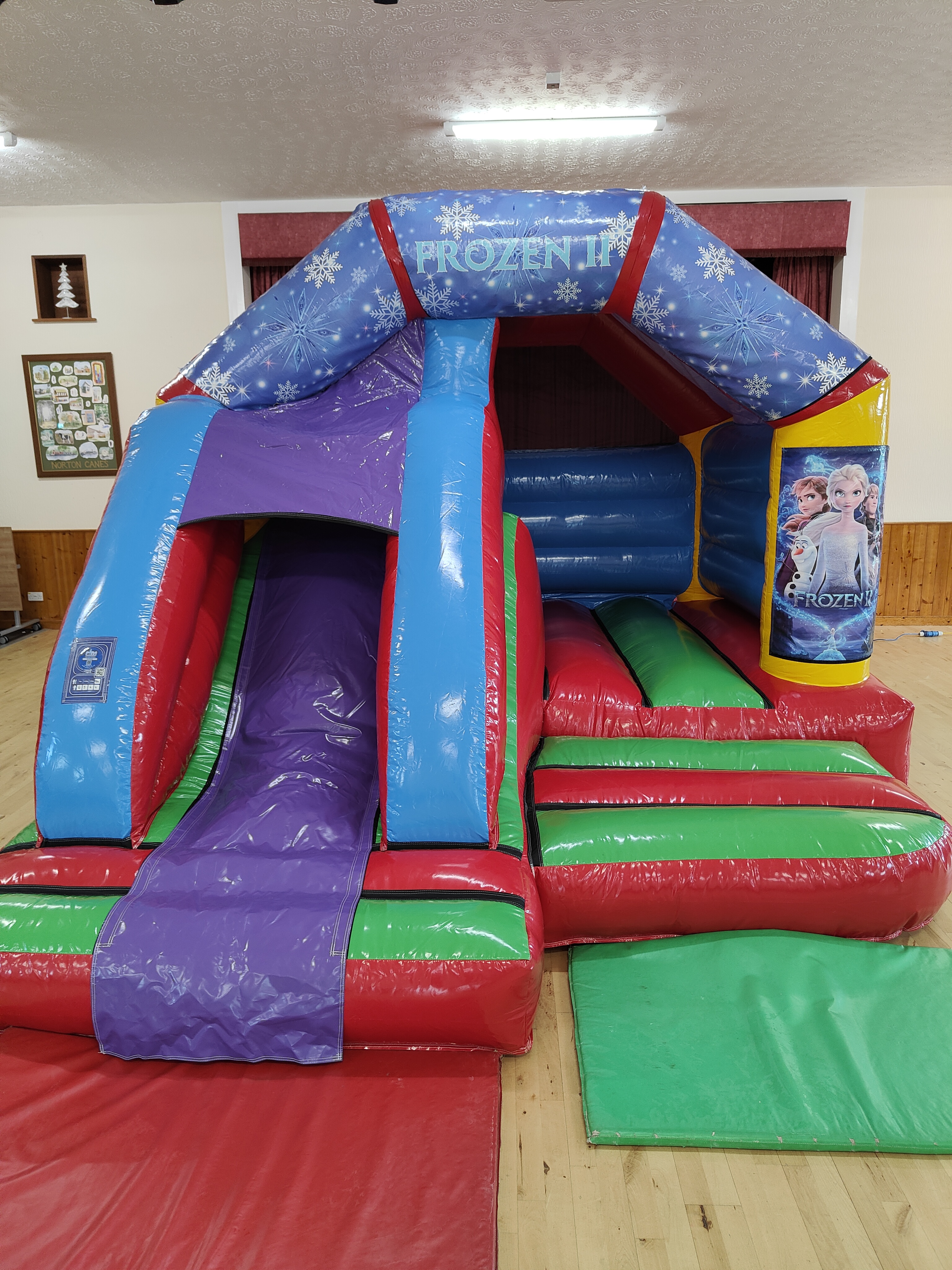 frozen bouncy castle