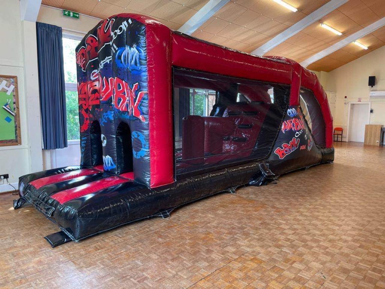 Obstacle Courses, Slides, Fun Runs. School & Event - Bouncy Castle Hire ...