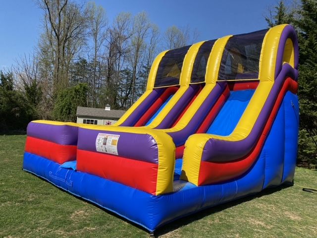 18' Double Lane Slide - Hire in Pennsylvania | Jets Bounce Party Rentals