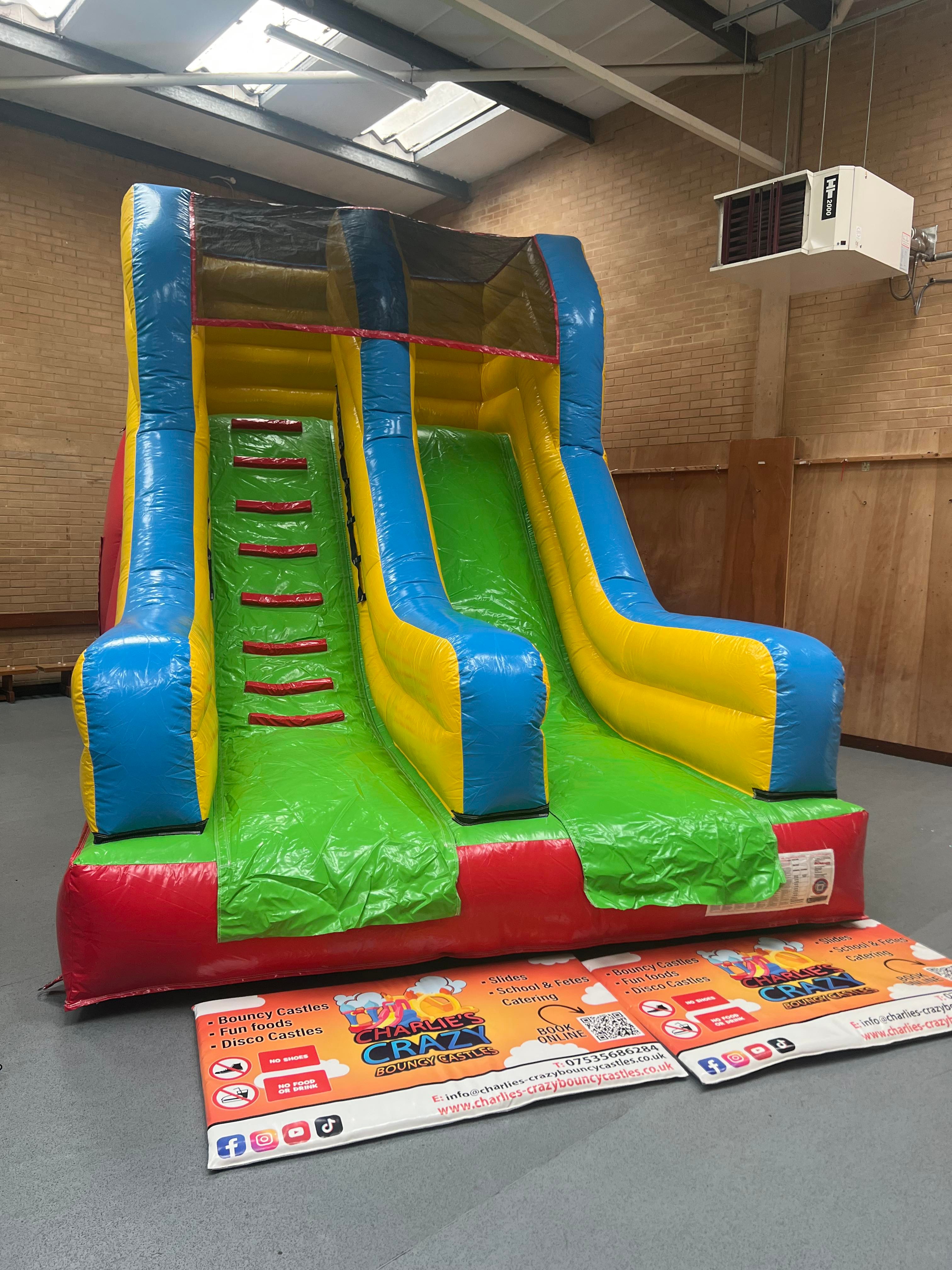 8ft multi colour slide - Inflatables Hire in London, greenwich ...