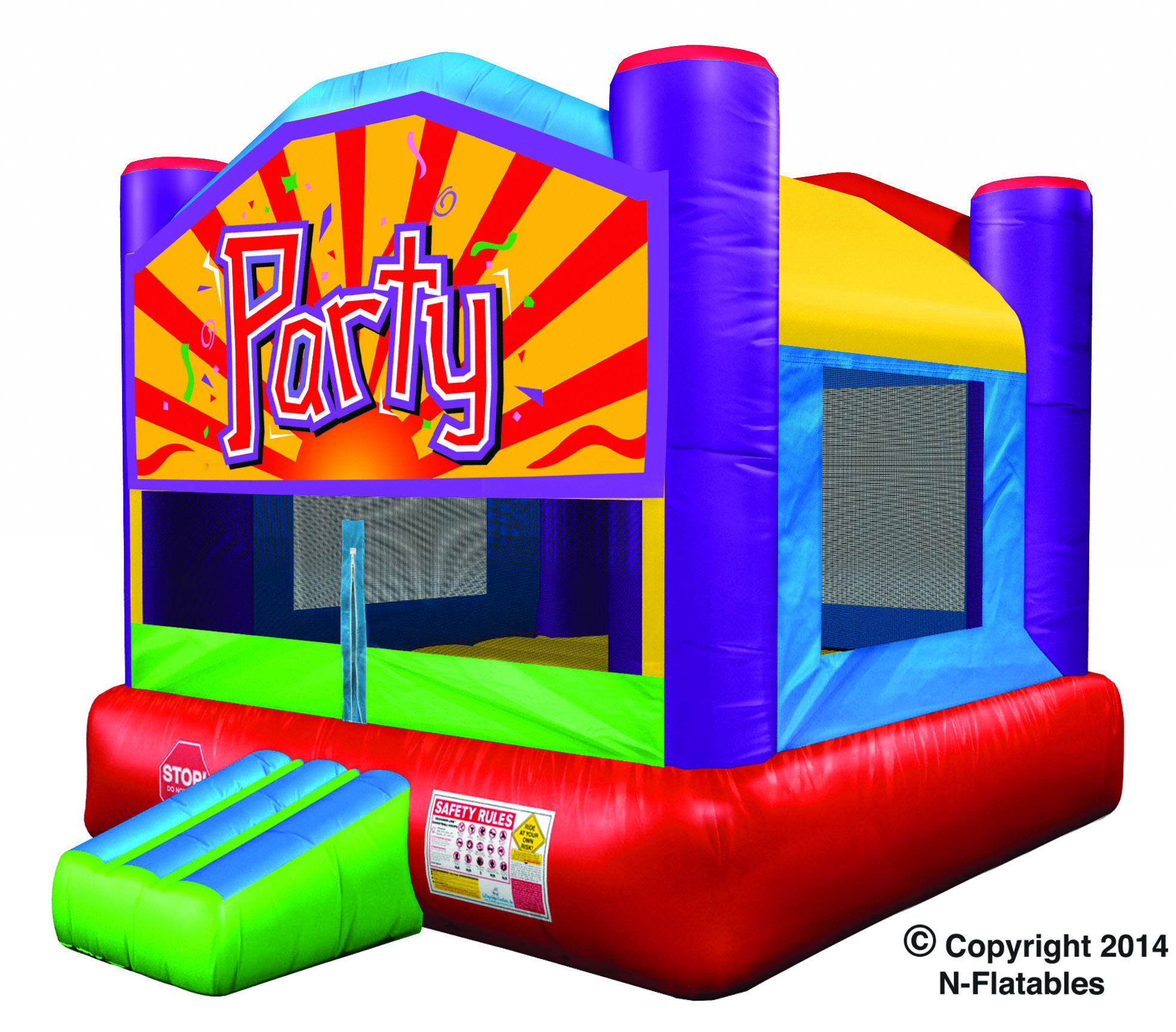 Wacky Bounce House - Rentals in Wisconsion | Blue Sky Inflatables, LLC