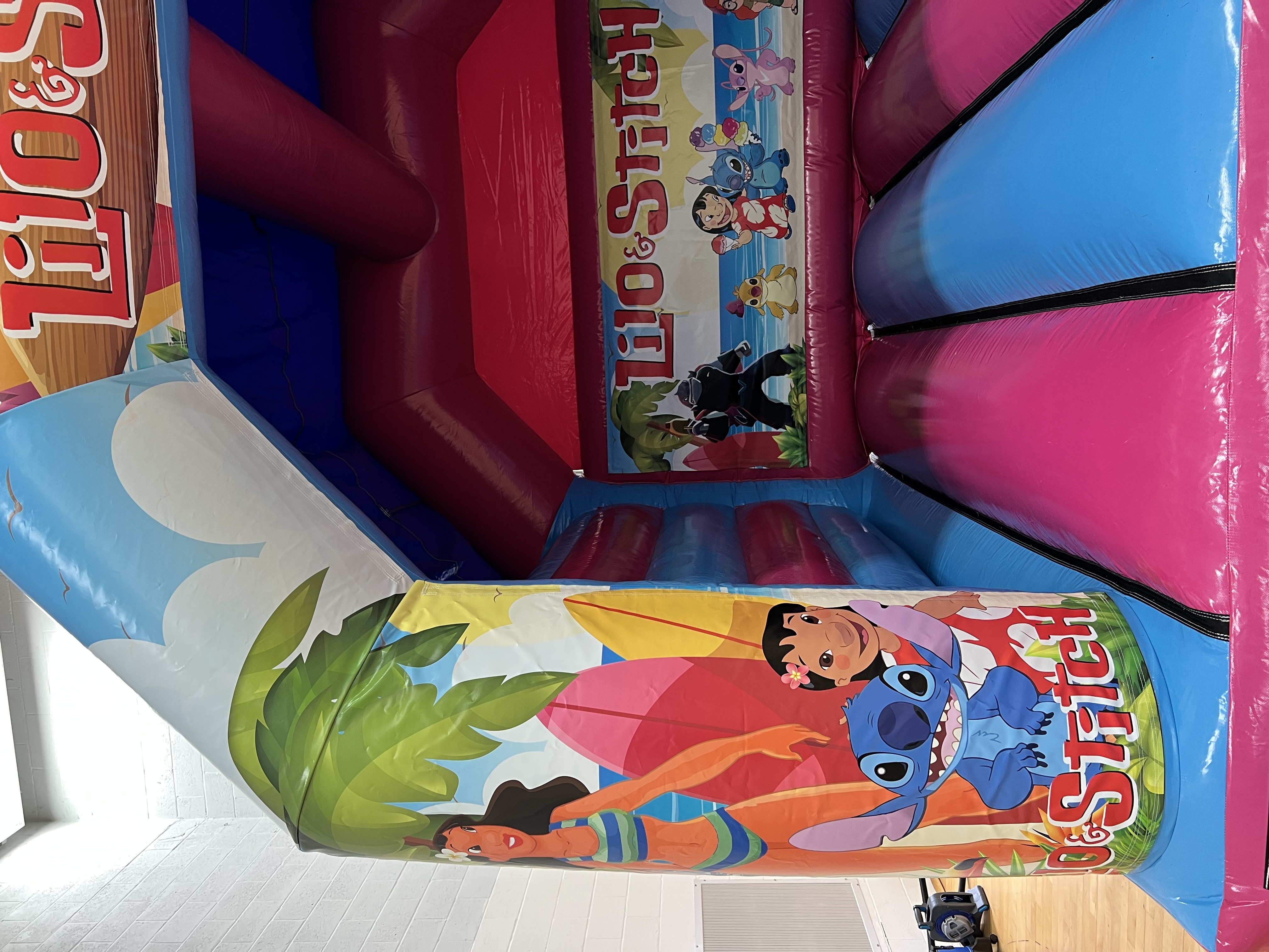 12.5ft x 15.5ft Lilo & Stitch Bouncy Castle - Bouncy Castle Hire in ...