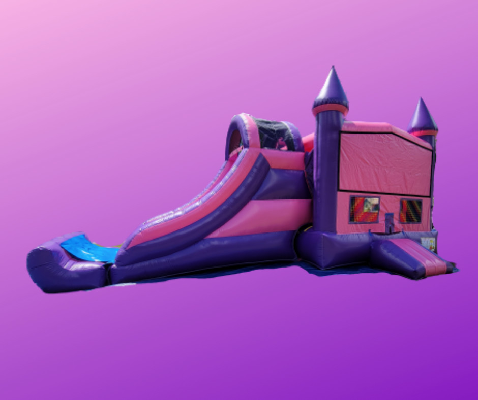 Purple Castle Bounce with Bumper - Bounce House Rentals in Danville ...