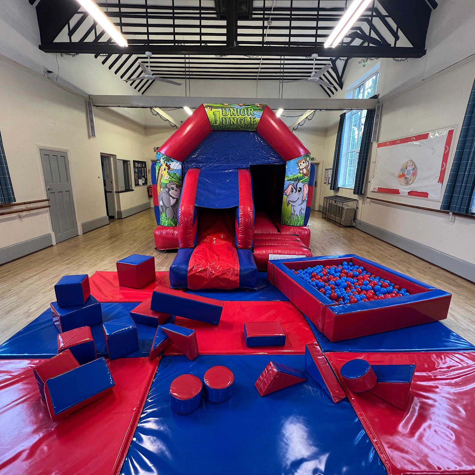 Bouncy Castle with Slide Soft Play Packages