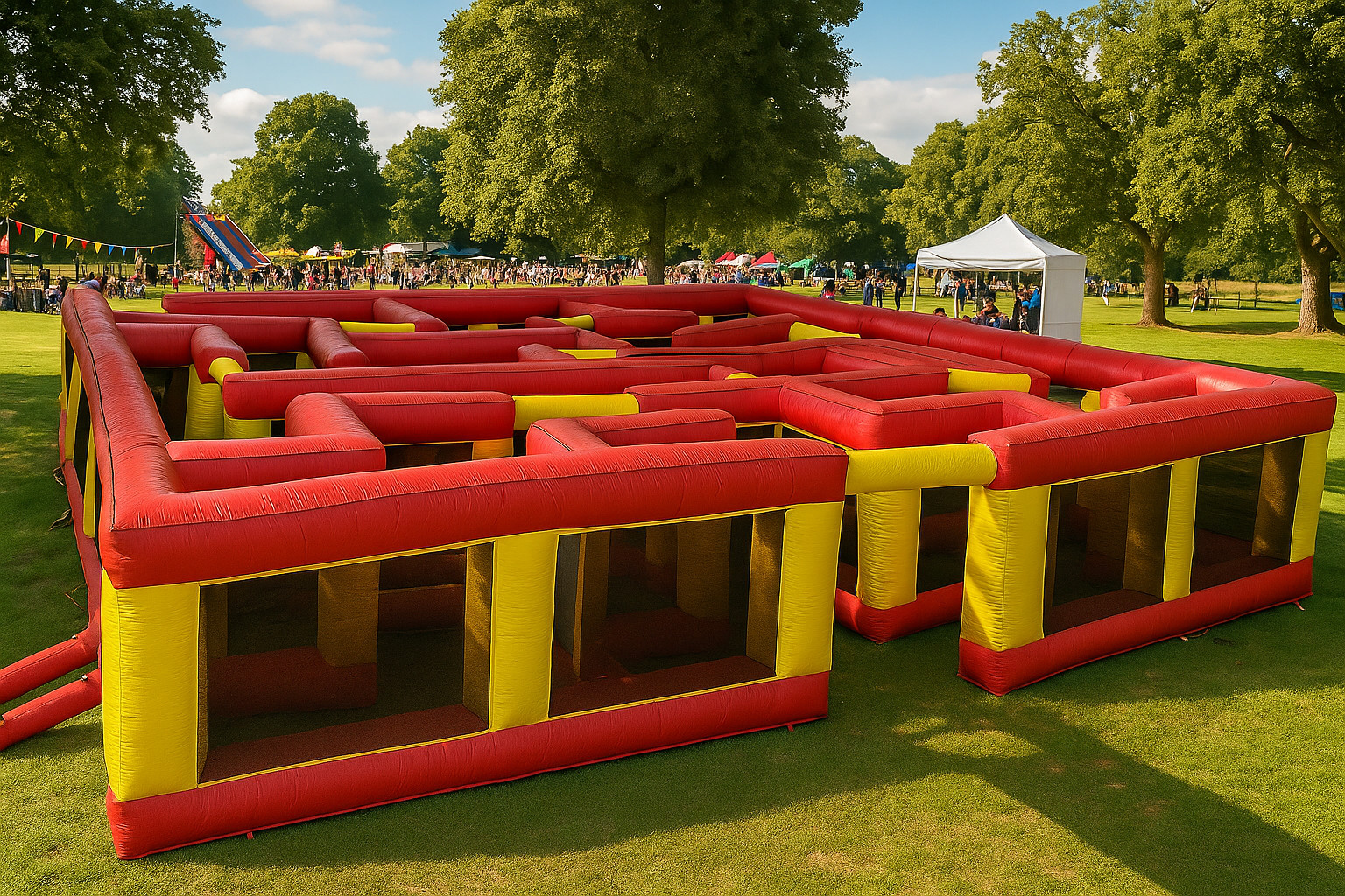 Giant Maze Inflatable Hire | Monsterball South West