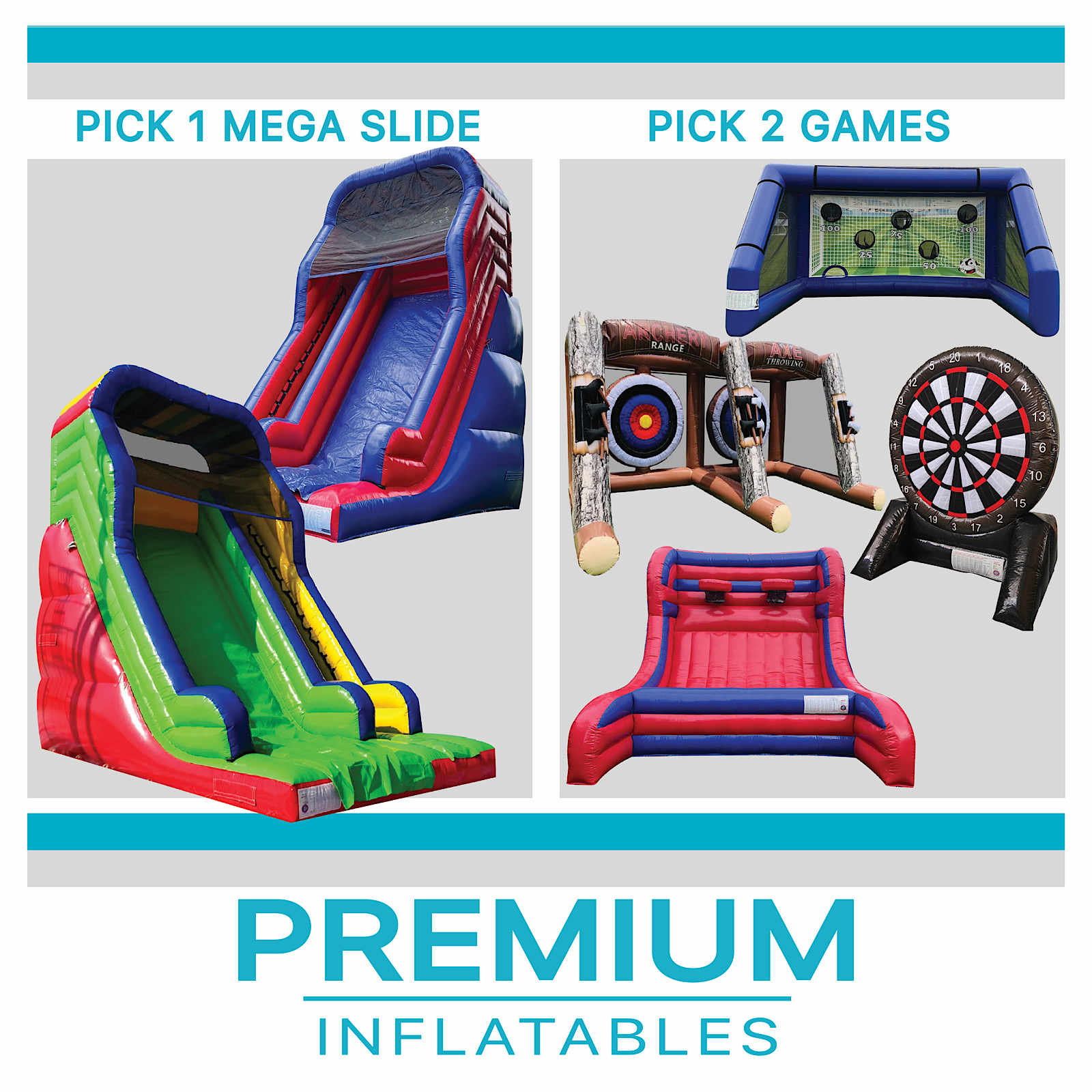 Promotional Inflatable Packages | Obstacle Courses, Mega Slides & More