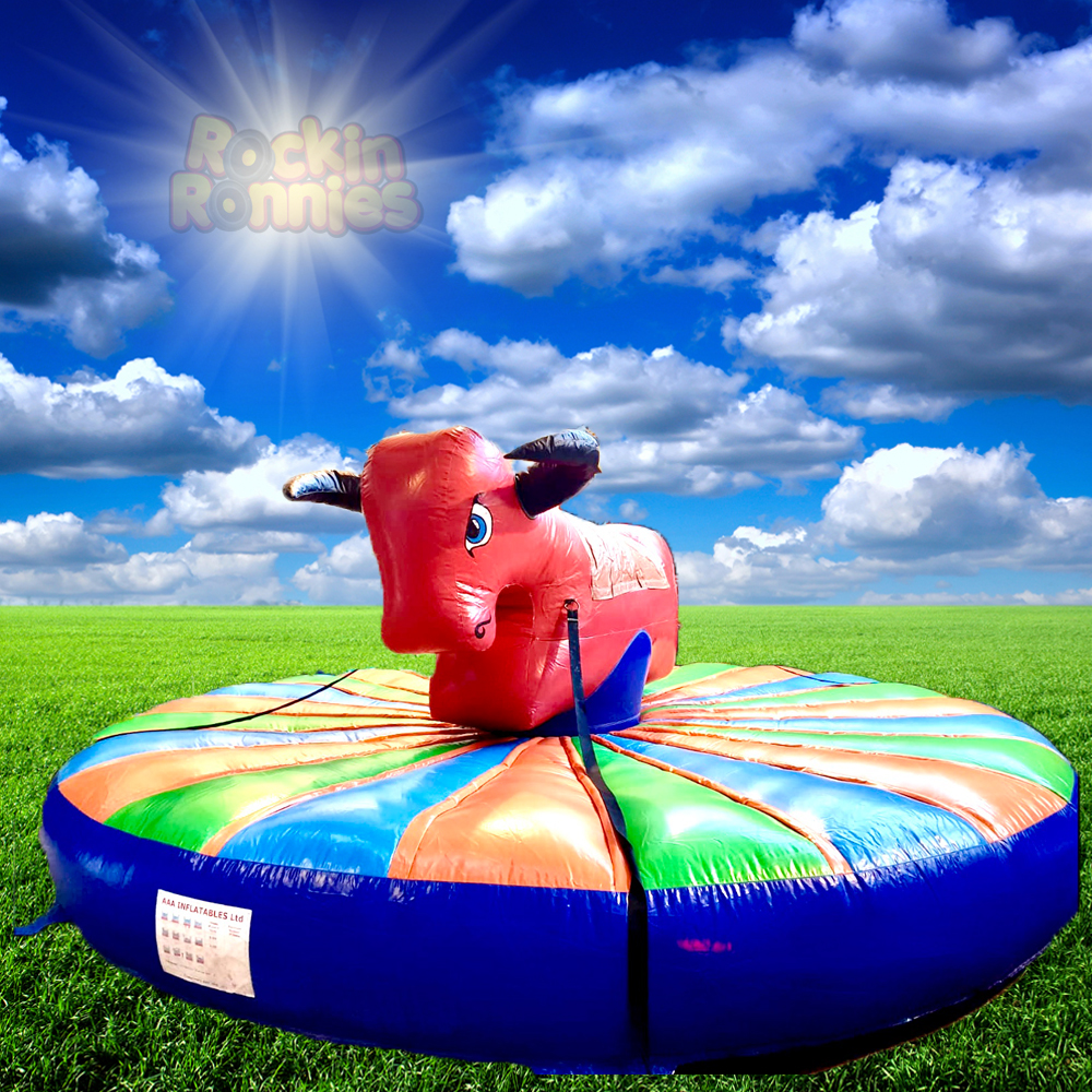 15ft x 15ft Inflatable Bull Bungee *88* - Bouncy Castles Soft Play and ...