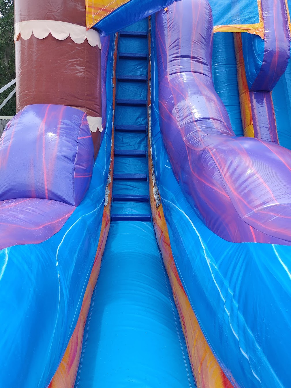 22' Tropical Hurricane Double Lane Slide Deep Pool. Priced for the ...