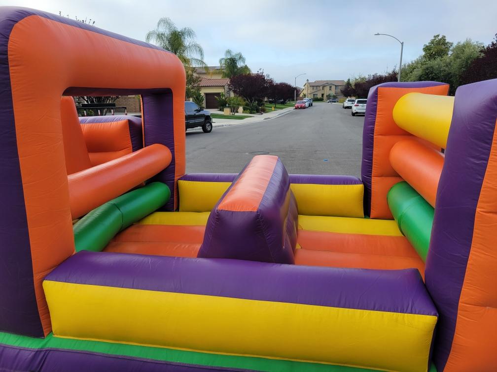 40ft Colorful Obstacle Course - Hire in Menifee