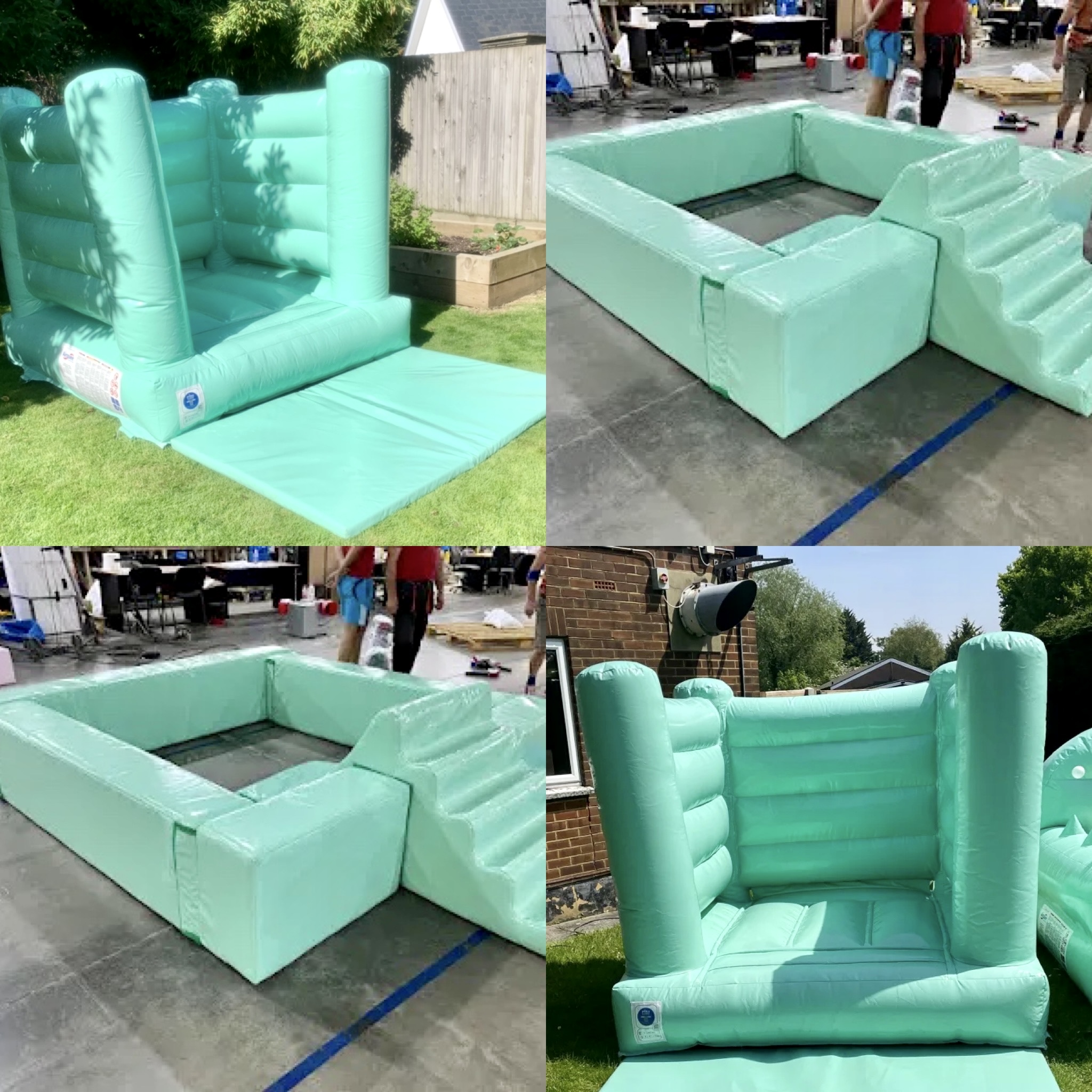 Pastel Mint Bouncy Castle & Soft Play Hire Sidcup, Sevenoaks & Kent