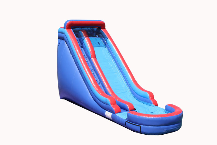 17' Pink Crown Waterslide Single Lane with Pool Red/Blue - Best ...