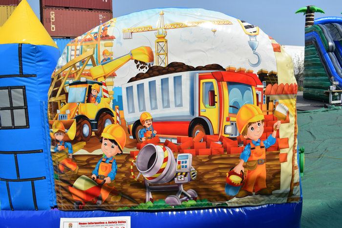 Construction Themed Bouncy Castle Hire