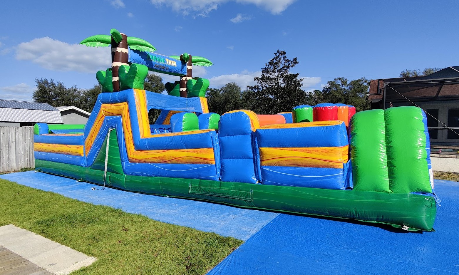 40' Jungle Trek Obstacle Course - Party and Inflatable Rentals in ...
